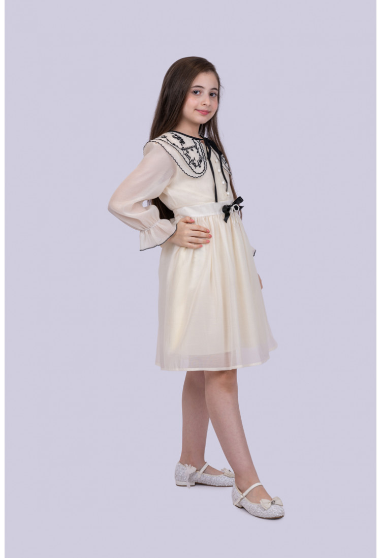 فستان بناتي كلاسيكي راقي
